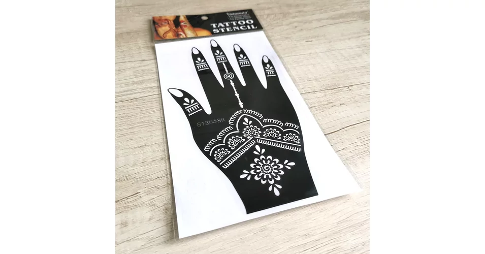 Henna tetováló sablon #S13048R - Henna termékek